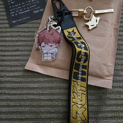 MSBY Hypebeast Jacquard Wrist Lanyard Keychain Strap - Etsy