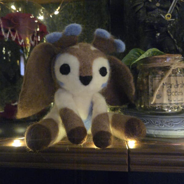 Passionless Potato Plush, Quirky Needle Felted Potato Decor for Desk ...