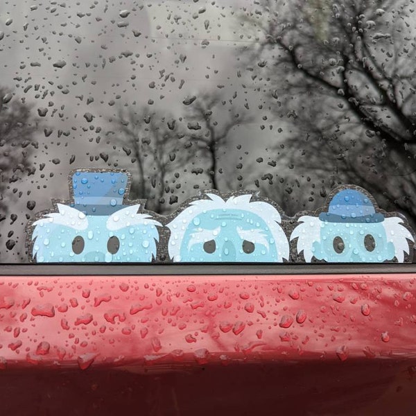 Toy Story Alien Peeker Transparent Car Decal/pixar Peekaboo Window ...