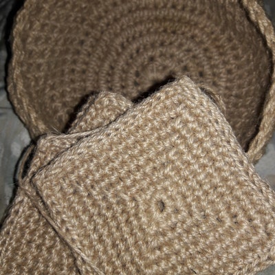 Crochet Jute Door Rug / Jute Rope Rug / Doormat / Welcome Rug /indoor ...