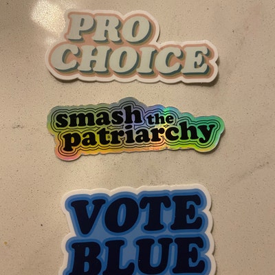 Vote Blue Sticker Laptop Sticker Water Bottle Sticker Feminist Sticker ...
