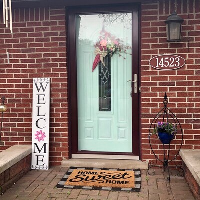 Welcome Sign for Front Door Interchangeable Shapes Magnetic - Etsy