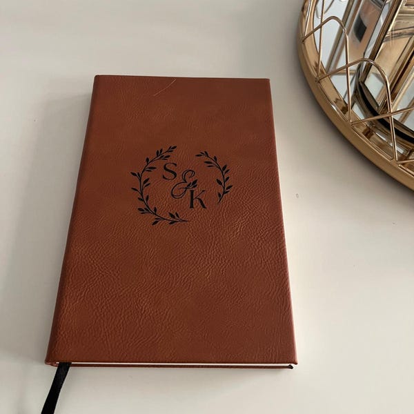 Personalized Leather Notepad-customized Leather Notepad-small Notebook ...