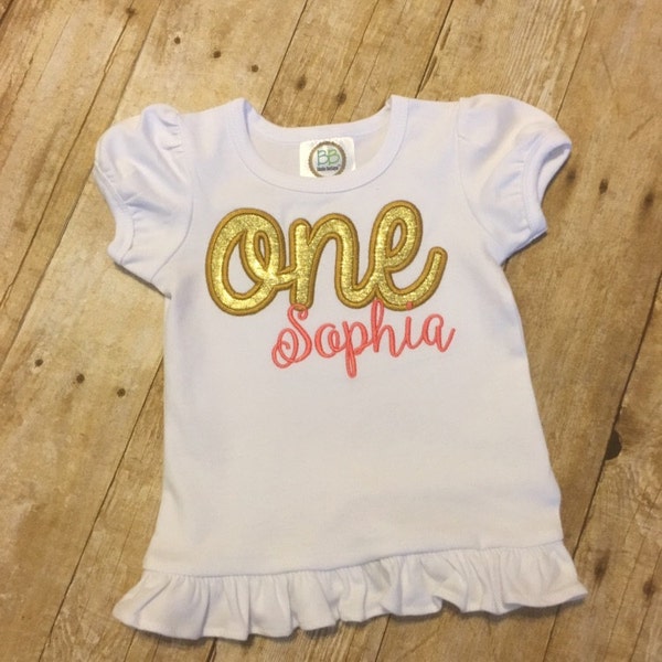 ONE- Cursive Applique Font/design - Etsy