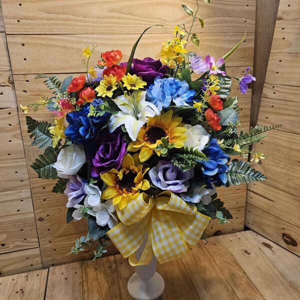 Cemetery Flowers - Christmas Cemetery Flowers - Christmas Cemetery ...