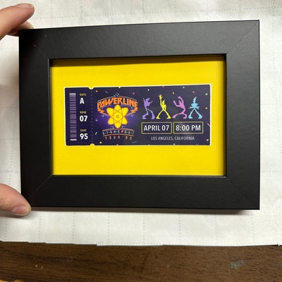 Powerline Concert Ticket Transparent Sticker/ Goofy Max Disney Bujo ...