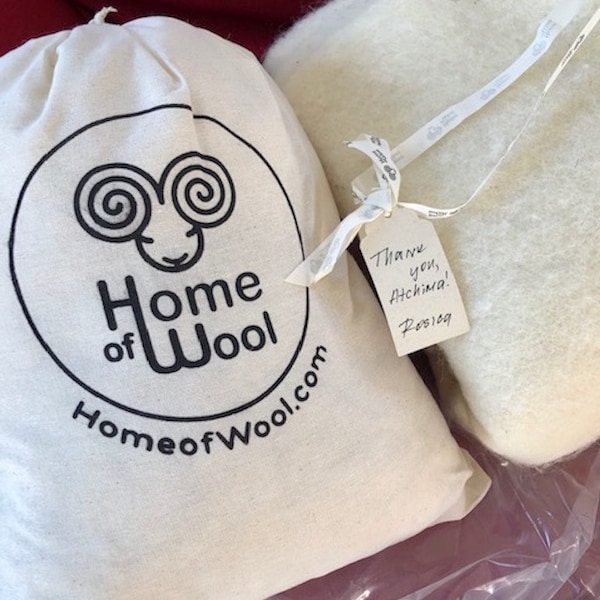 100% Organic Wool Batting / by the Yard / GOTS Certified / Perfect for ...