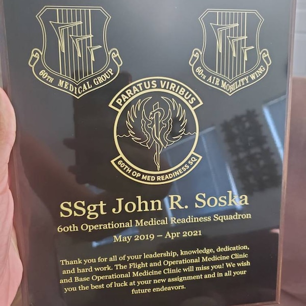 Rifle Plaque M4 With Personalized Plate Military Plaques Personalized ...