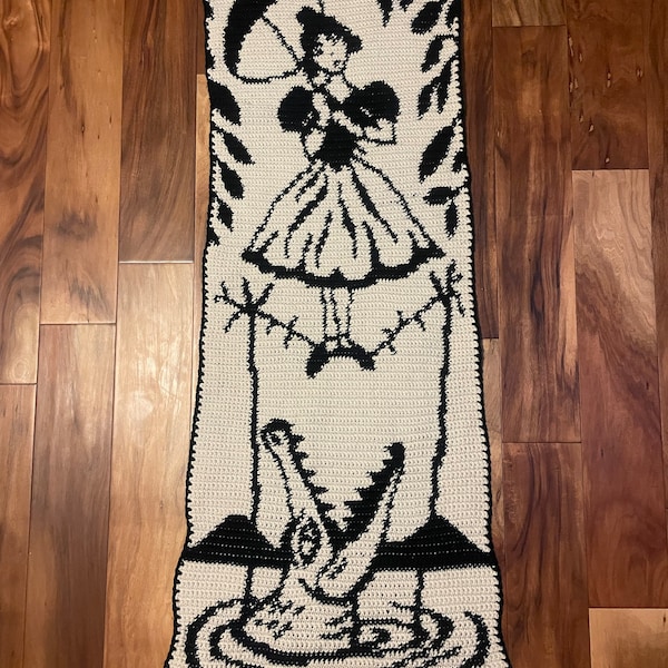 Tightrope Girl Tapestry Crochet Pattern / Wall Hanging / Instant ...