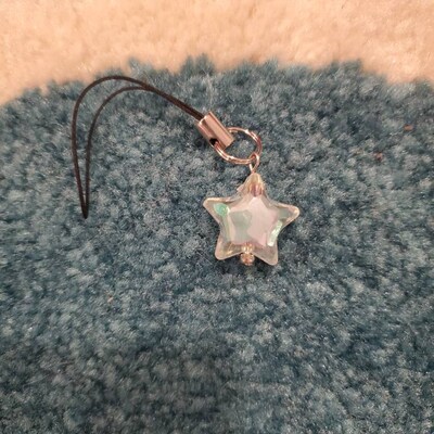 Crystal Star Phone Charm - Etsy