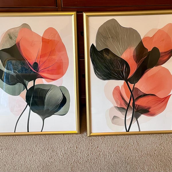 Coffee Line Art Print Abstract Cafe Decor Black on Beige Minimal Cafe ...