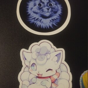 Alolan Vulpix Vinyl Sticker - Etsy