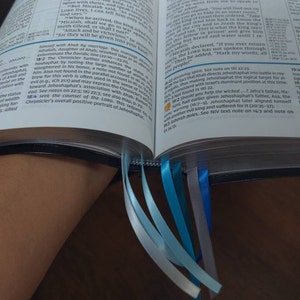 SUNSET Bible Bookmark Ribbons/ Multi Ribbon Bookmark/ Bible - Etsy