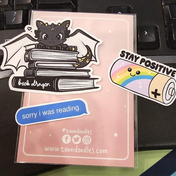 Stay Positive Sticker, Mental Health Sticker, Cute Positivity Vinyl ...