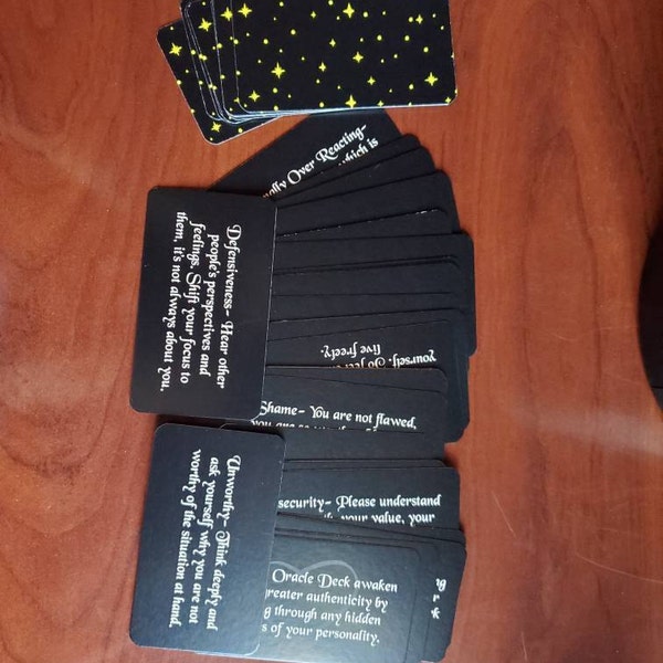 Shadow-work Oracle Deck, Bestseller (travel Size). - Etsy