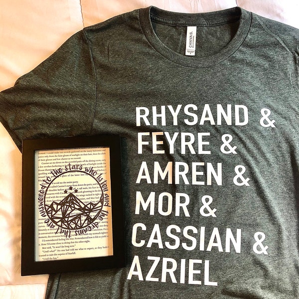 ACOTAR/ACOMAF/ACOWAR to the Stars Who Listen Book Page Art Print/ Wall ...