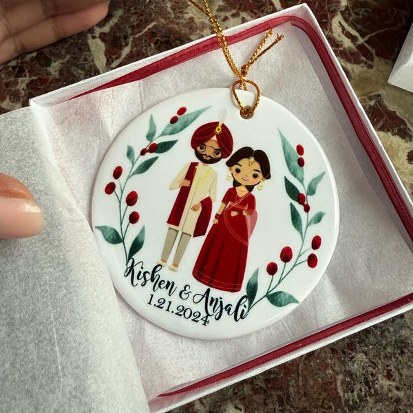 Cardinals Christmas Ornament -male and Female Cardinal Ornament ...