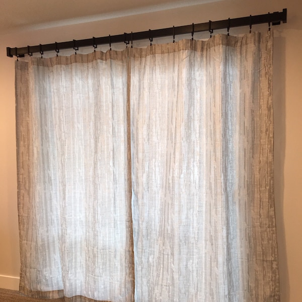 Acrylic Metal Rectangular Curtain Ring - Etsy