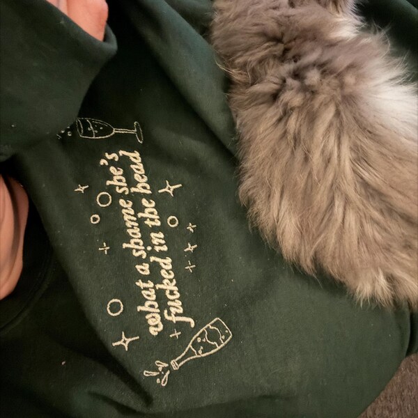 Mattheo Riddle Embroidered Sweatshirt - Etsy