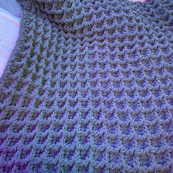 Possibly the Chunkiest Weighted Crochet Blanket Pattern Ever ...