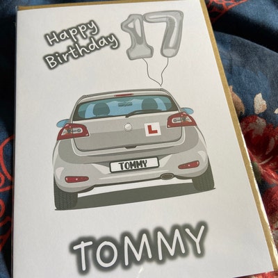 Personalised Sonic the Hedgehog Birthday Card ANY AGE Son Daughter ...