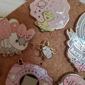 Tiny White Bat Hard Enamel Pin V2 Standard A Grade | Etsy