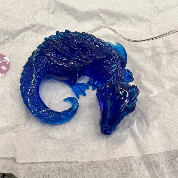 LED Light-up Resin Dragon - Etsy