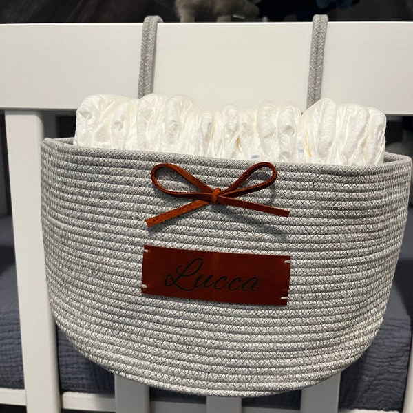 Crib Hanging Basket for Baby, Crib Pocket Organizer, Newborn Organizer ...