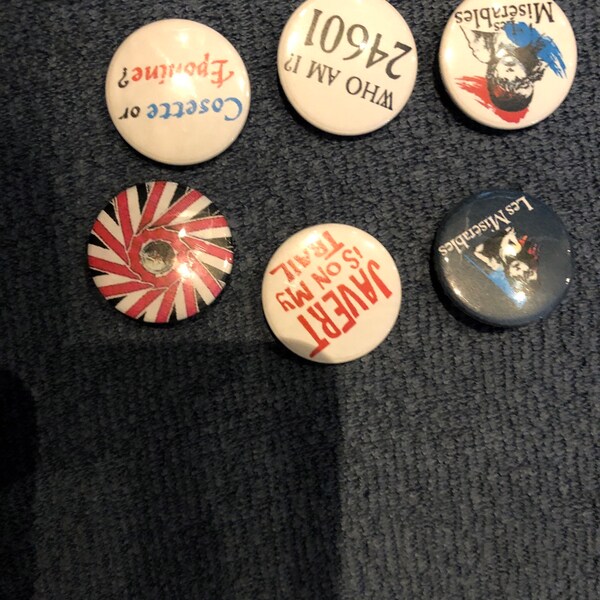 25mm 1" Button Badges X6 42nd Street - Etsy