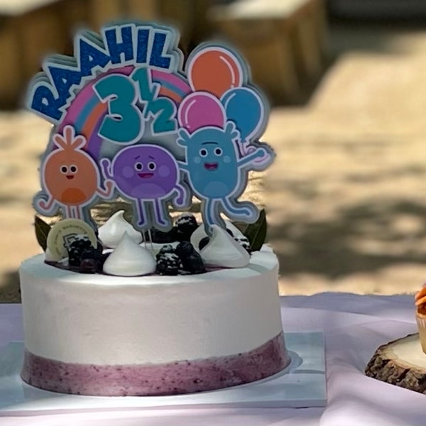 Bumble Nums Cake Topper / Super Simple Theme - Etsy