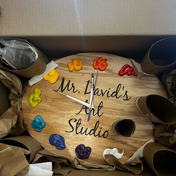Personalized Art Palette Studio Sign or Wall Hanging With Quote or ...