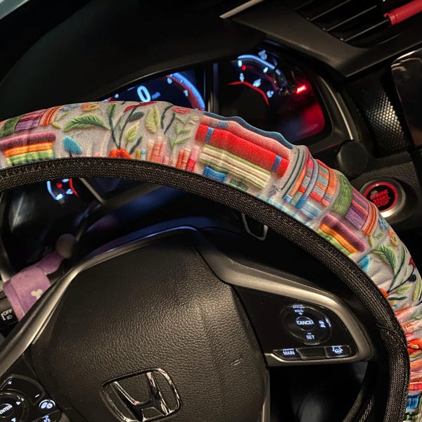 Tooled Leather Pattern Steering Wheel Cover - Etsy