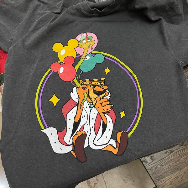 Retro Prince John and Sir Hiss Mickey Balloon Comfort Colors Shirt ...
