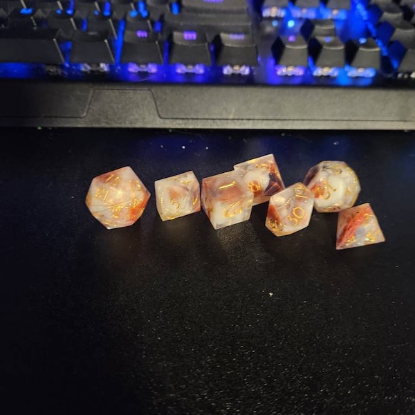 Zero-one hatsune Miku Inspired Dice Set for Dungeons and Dragons ...