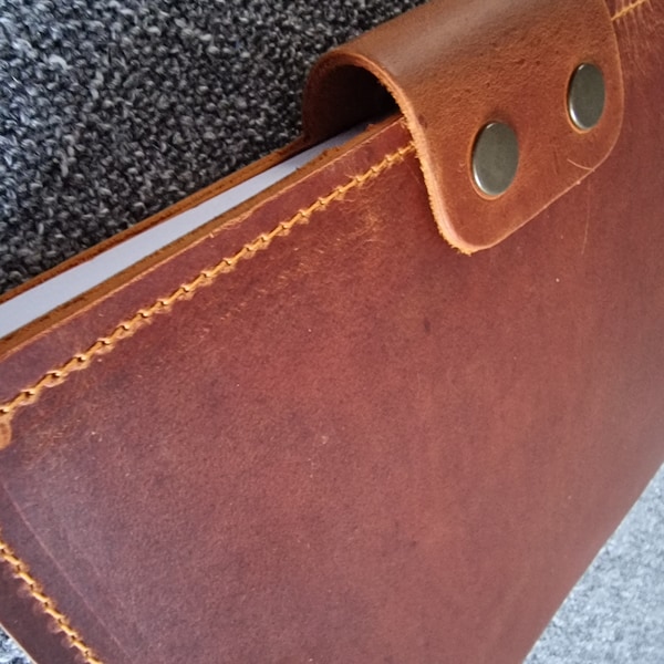 Personalized Leather Journal, A5 Leather Cover, Leather Folder ...