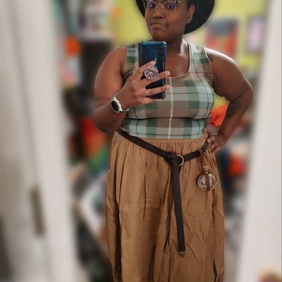 Blush Pink Linen Renaissance Skirt Long Gathered Skirt Maxi Midi Skirt ...