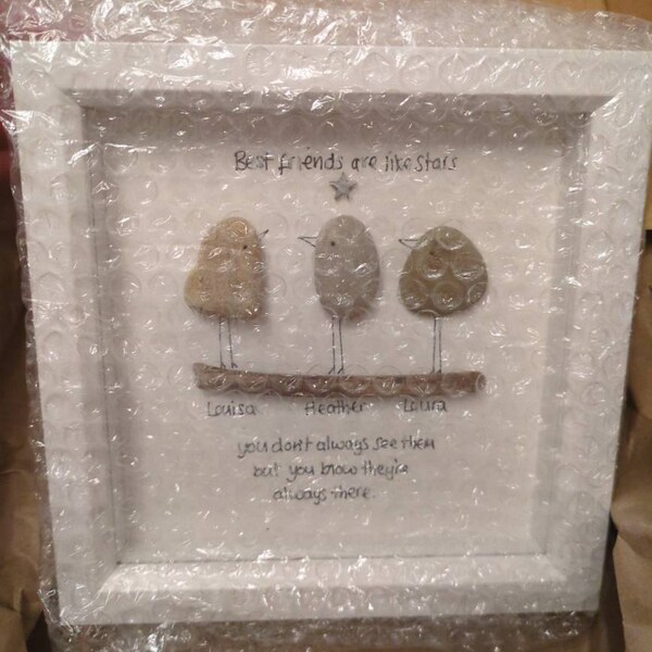 Friends Pebble Art Stars the Ones That Stay Are the Ones That Glow ...