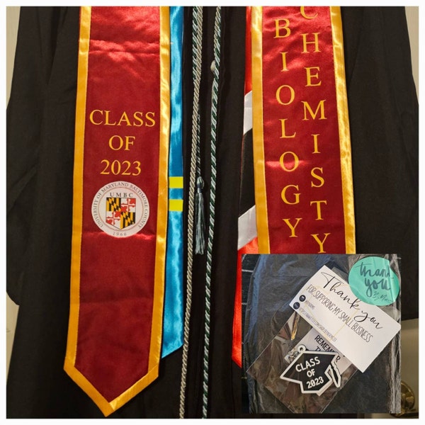 Personalized Graduation Sash, Class of 2026, Personalized Graduation ...