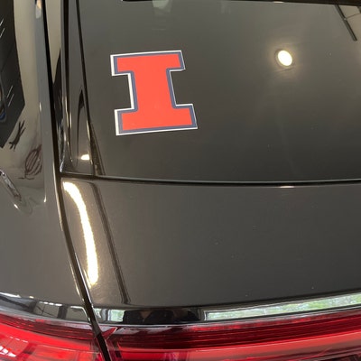 Illinois Fighting Illini Vinyl Mascot Decal Sticker - Etsy