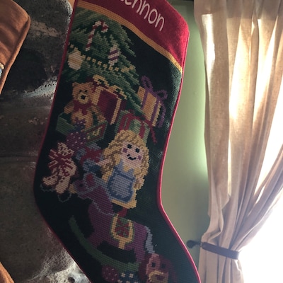 Personalized Needlepoint Christmas Stockings, Monogrammed Family ...