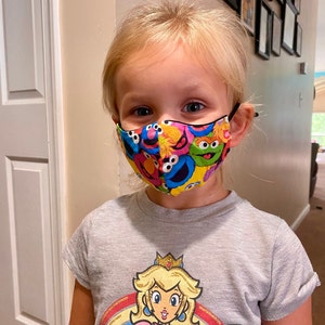 Muppet Face Mask, Cartoon Face Mask, Cotton Mask, Reusable Mask ...