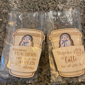 Teacher Gifts Gifts for A Teachers Teacher Gift Card Holder Coffee Gift ...