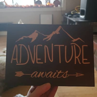 Adventure Awaits Box, Personalized Wooden Box, Custom Box, Memory Box ...