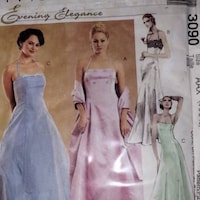 Simplicity 9045 Pattern UNCUT 1990s Vintage Retro Empire Waist Dress ...