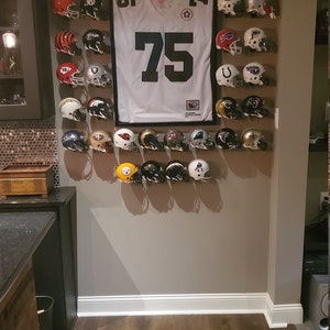 Mini Football Helmet Wall Hanger Mount - Etsy