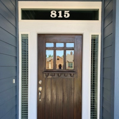 HOA Mailbox Numbers Vinyl Sticker 1 to 10 Tall - Etsy