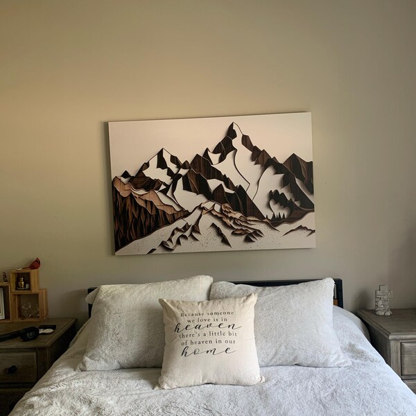 Ocean Waves Wall Art - Open Backed Stretched Canvas Print, Matte Canvas ...