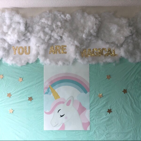 INSTANT DOWNLOAD Unicorn Printable 16x20 Pin the Horn on the Unicorn ...