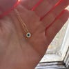 Gold Tiny Blue Evil Eye Charms,18k Gold Filled Evil Eye Pendant,evil ...