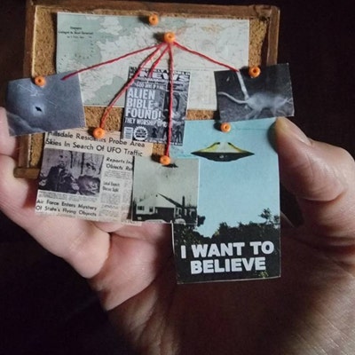 Enchanted Forest Book Nook Shelf Insert Completely Handmade. - Etsy